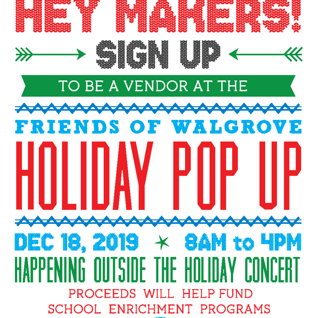 Walgrove Holiday Market – Walgrove Elementary