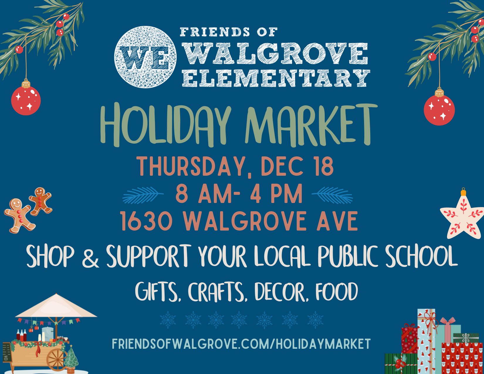 Walgrove Holiday Market – Walgrove Elementary
